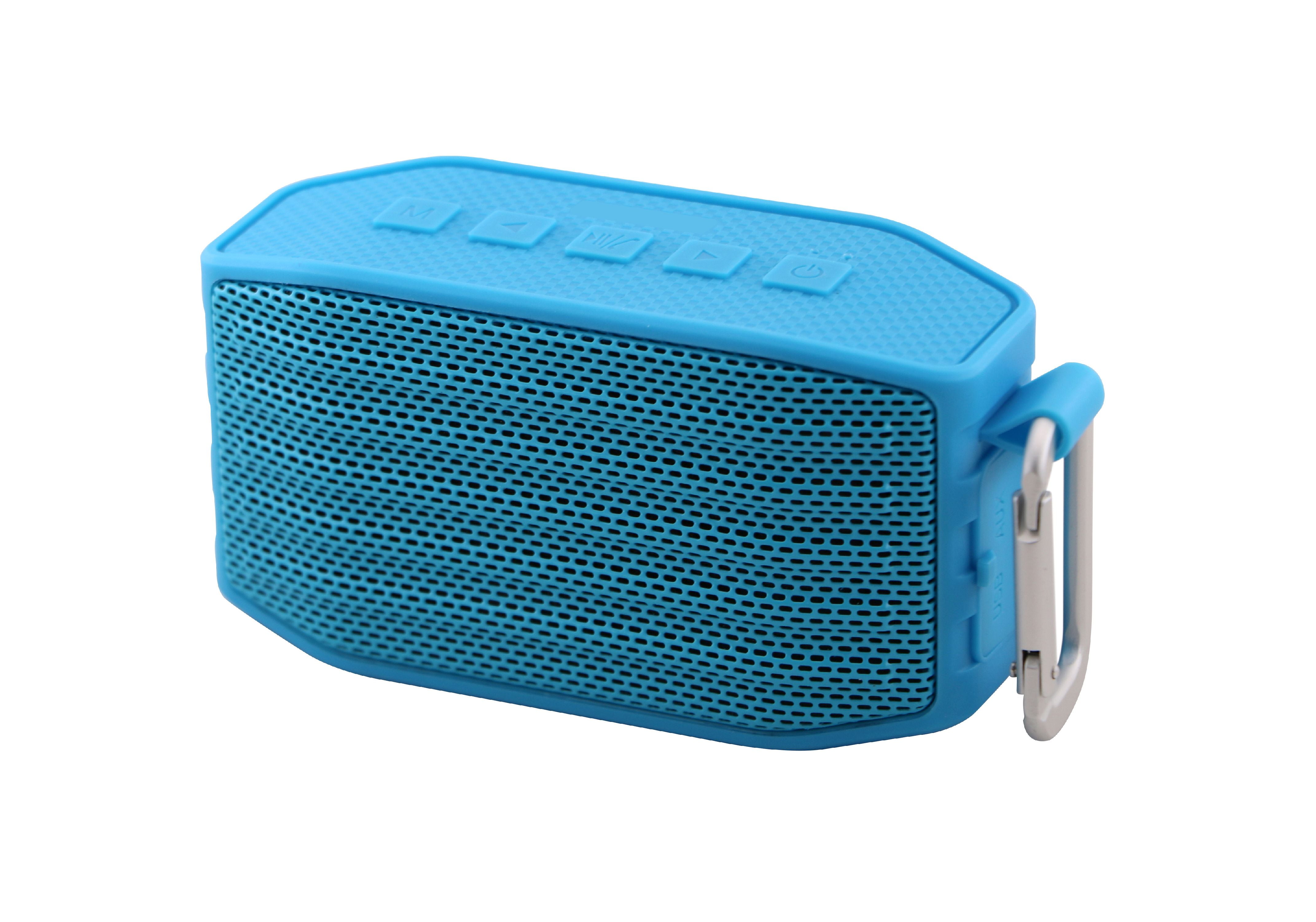 TechComm Raven Water Resistant Mini Wireless Portable Hi-Fi Bluetooth ...