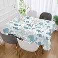 60x60in Square Printed Tablecloth Easy-Care Decorative Table Cloth for ...