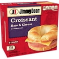 Jimmy Dean Ham & Cheese Croissant Sandwich, 27.2 oz, 8 Count (Frozen ...