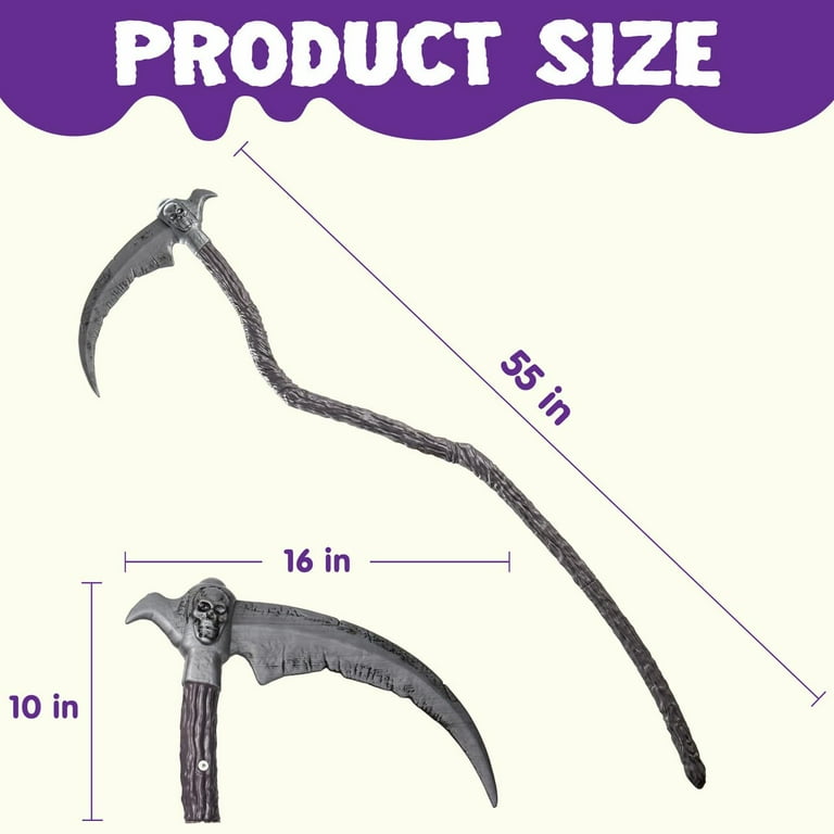 Grim Reaper Scythe Prop Grim Death Giant Reaper Animatronic Halloween
