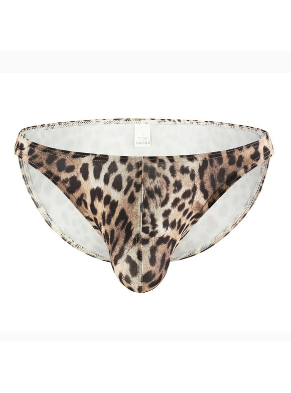 Mens Leopard Print Underwear