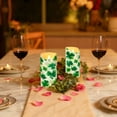 2PCS Medium Flameless Candles Lamp Flameless Candles Slanted Candle ...