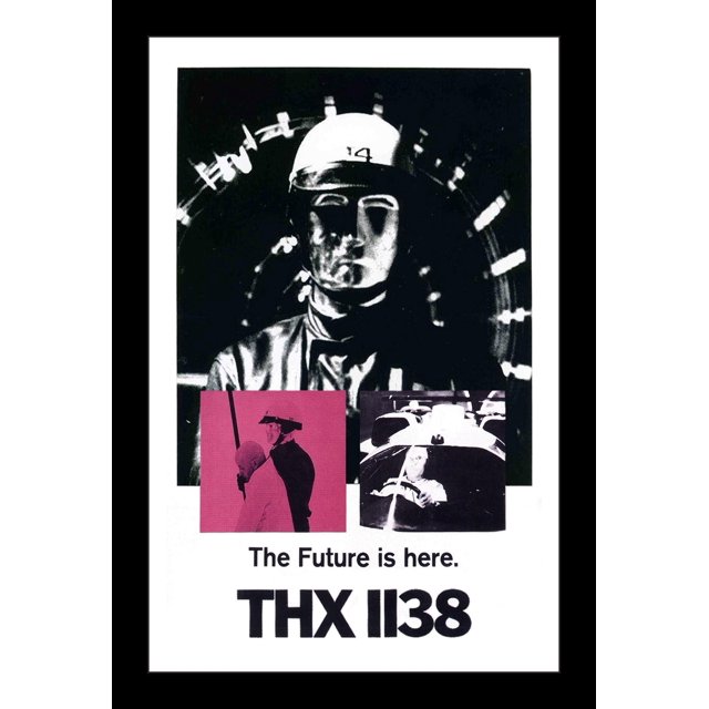 THX 1138 - 11x17 Framed Movie Poster - Walmart.com