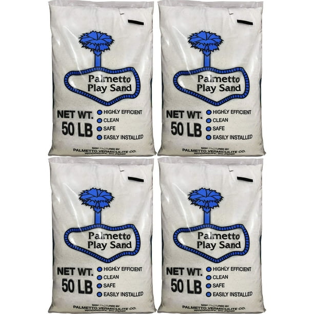 Palmetto Natural Play Sand for Sand Box & Play Areas, 50 Pounds, Creme ...