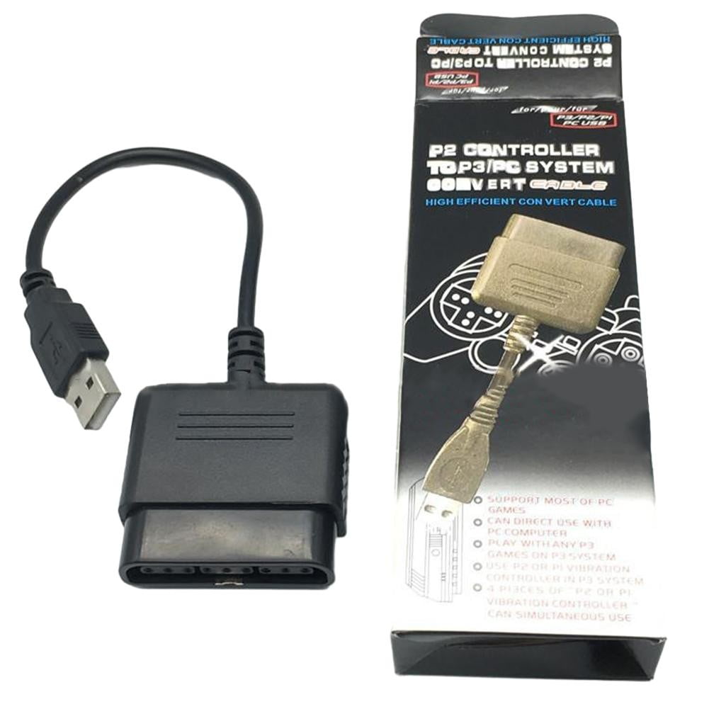 Cable adaptador USB Gaming Controller para PS2 Para para PS3 Convertidor de videojuegos para PC ...