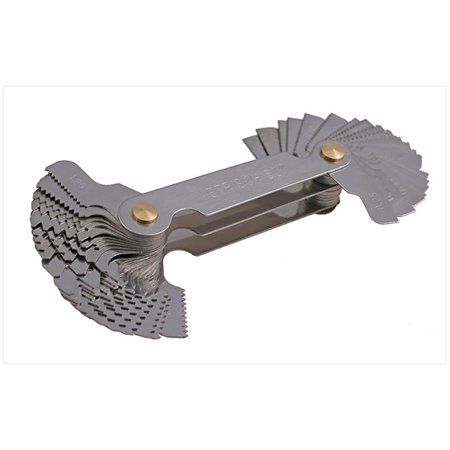 Metric British Thread Pitch Gauge Stainless Steel Screw Pitch high ...