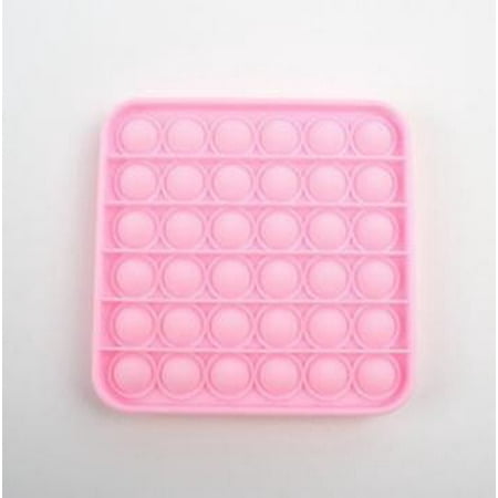 Pink Push Bubble Pop It Fidget Toy, Autism Needs Squishy Antistress ...