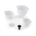 Kitchenaid Set of 4 Plastic Funnels in White - Walmart.com