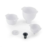 Kitchenaid Set of 4 Plastic Funnels in White - Walmart.com