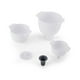 Kitchenaid Set of 4 Plastic Funnels in White - Walmart.com
