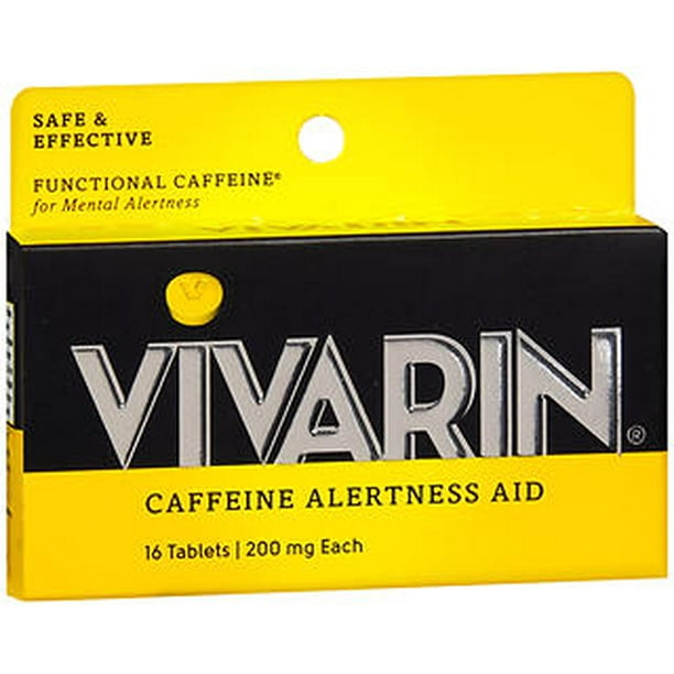 Media Consumer Vivarin Caffeine Alertness Aid Tablet, 16 ea - Walmart.com