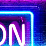 HEQUSigns Gaming Neon Sign Game On LED Wall Decor for Game Room Teen ...