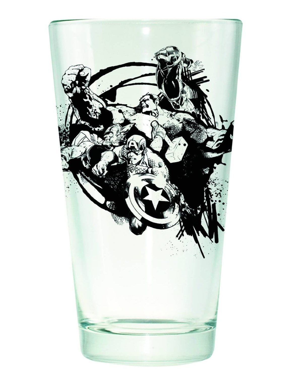 Pint Glass - Marvel - Avengers 2 Age of Ultron - Avengers Group Circle ...