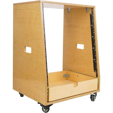 Sound Town 8U DIY Slanted Studio Rack with 8U Rack Space, Extra 2U ...