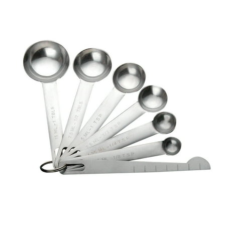 All-Clad Kitchen Scoop Stainless Steel Measuring Spoon Set, 4-Piece ...