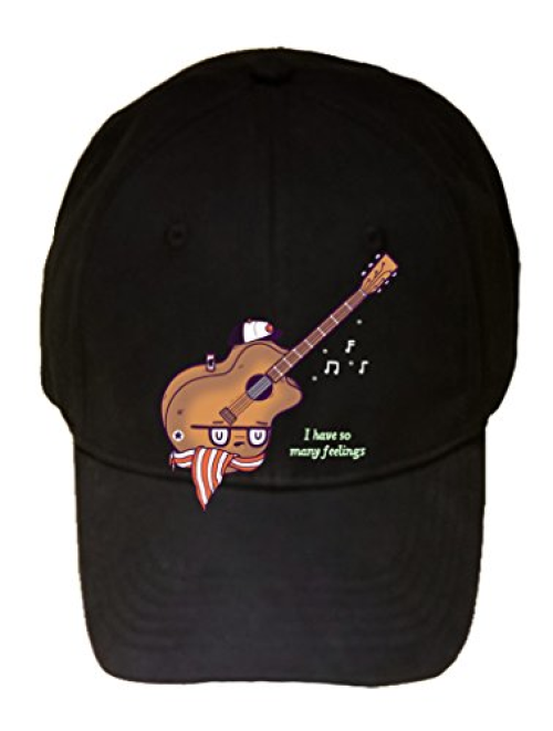 "Douche Guitar" Hipster Humor - 100% Adjustable Cap Hat - Walmart.com