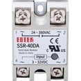 Relay SSR -50DA/60DA/75DA DC Control AC SSR White Shell Single Phase Solid State Relay Without ...