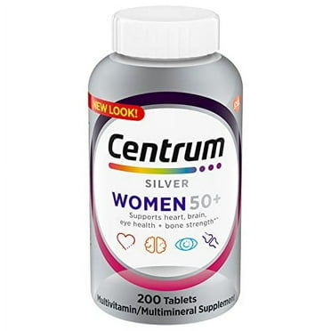 Centrum Silver Women's Multivitamin for Women 50 KMC2Plus, Supplement ... Centrum Silver Women's Multivitamin for Women 50 KMC2Plus, Supplement ...