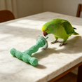 T-Shaped Parrot Perch Grinding Stick Bird Cage Accessory with Powder ...