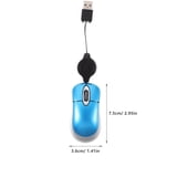 Uonlytech Back to School Retractable Cable Mouse Assorted Color 1Pcs 2 ...