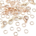 DIY Chain Bracelet Necklace Making Kit Including Iron Cable Chains Jump ...