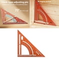 Carpenter Square Tool Aluminum Carpentry Triangle Ruler Rafter Framing ...