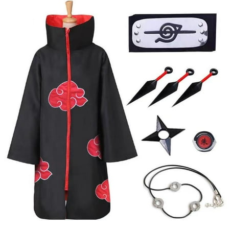 Naruto Akatsuki Tobi Uchiha Obito Robe Cloak Coat Naruto Cosplay Naruto ...