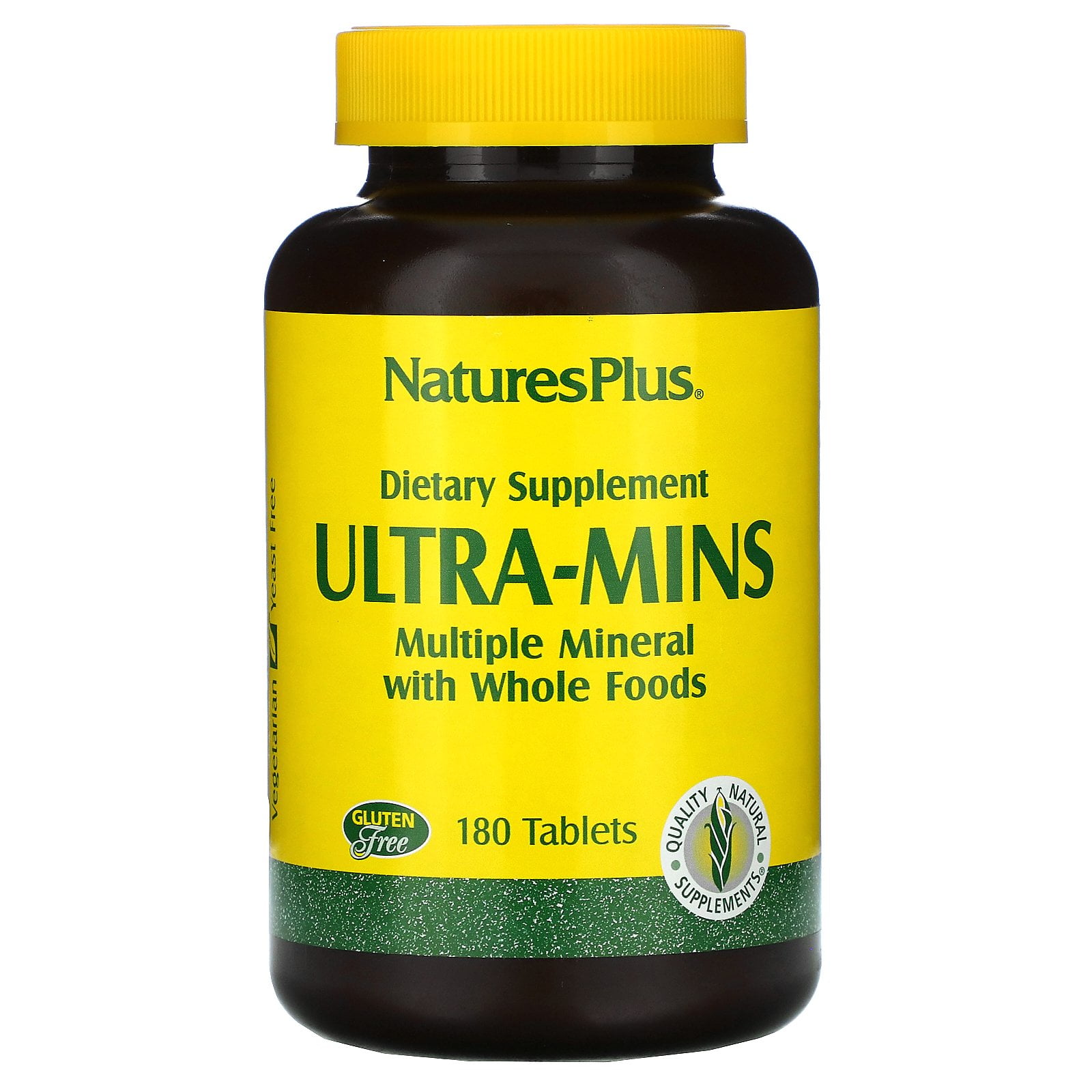 Nature's Plus Ultra-Mins, Multiple Mineral with Whole Foods, 180 ...