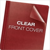 Oxford, OXF58811, Premium Clear Front Report Covers, 25 / Box, Red ...
