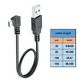 Upgrades Right Angled Charging Cord 5V 2A Power Delivery L Shaped Tiny ...