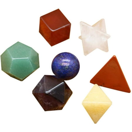 7 Chakras Stone Set Divination Power Stone Crystals Chakra Stones ...