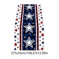 4th of July Table Runner Patriotic Red Blue and White Table Runner ...