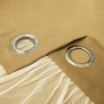 Blackout Curtains with Sheer Overlay - Grommet Top Thermal Noise ...