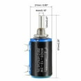 2x Rotary Potentiometer Wirewound Precision 4mm Multi-Turn Dial 1/4 ...
