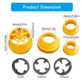 7Pcs Pipe Threader Kits Dies Pipe Threader Pipe Round Die Manual ...