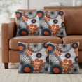 Abstract Boho Throw Pillow Covers 16 x 16 Inch Pillow Covers Set of 4 ...