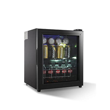 KRIB BLING Beverage Refrigerator 75 Can Freestanding Beverage Cooler ...