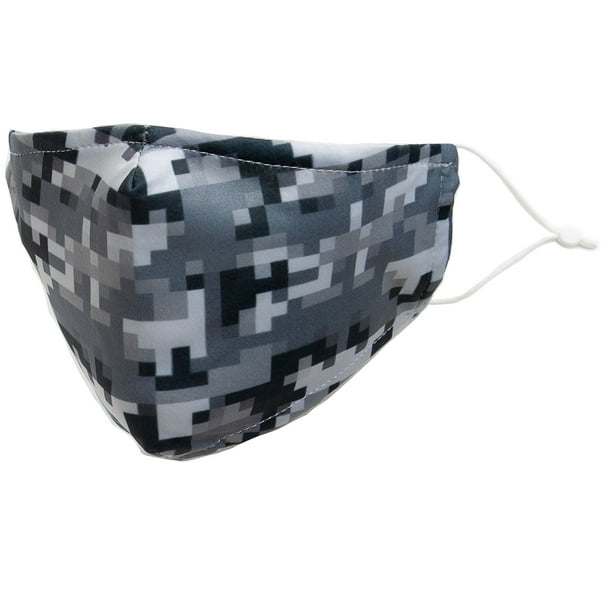 3 Ply Face Mask 1 Pack - Reusable with Pouch for extra filter - Outer ...