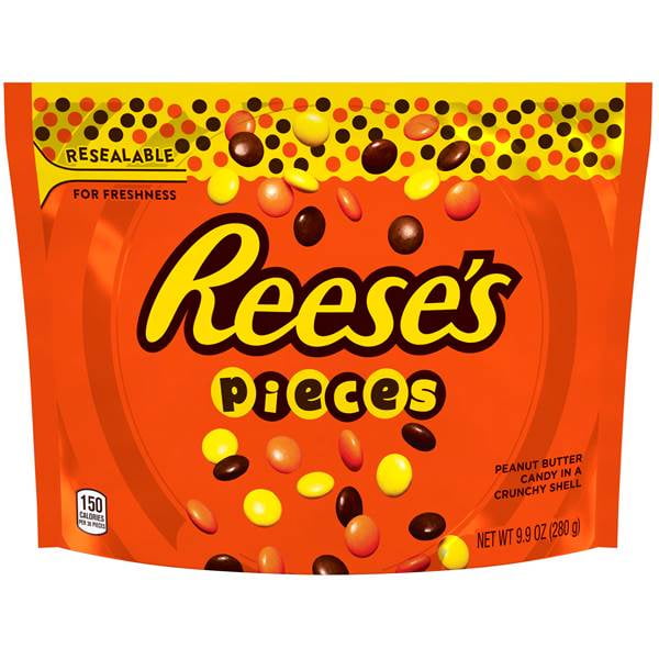Reese's Pieces Chocolate Candy - 9.9oz (Pack of 24) - Walmart.com