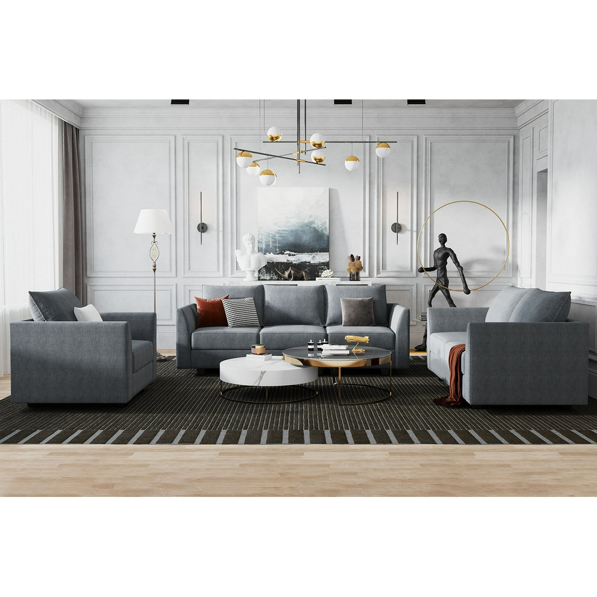 Click here for Honbay 3 Pcs Modular Sectional Sofa Set With Hidde... prices