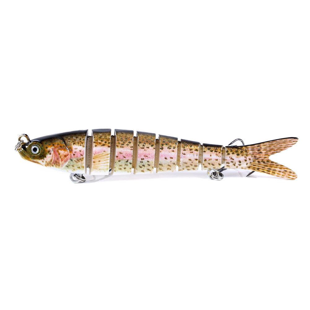 WAITLOVER Pack swimbait multiarticulado hundimiento shaker hard bait ...