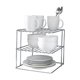 Organize It All Jumbo 3 Tier Corner Helper Shelf in Chrome - Walmart.com