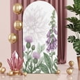 Arch Backdrop 7.2 Ft, Purple Floral Spandex Stretch Fitted Arch Cover ...