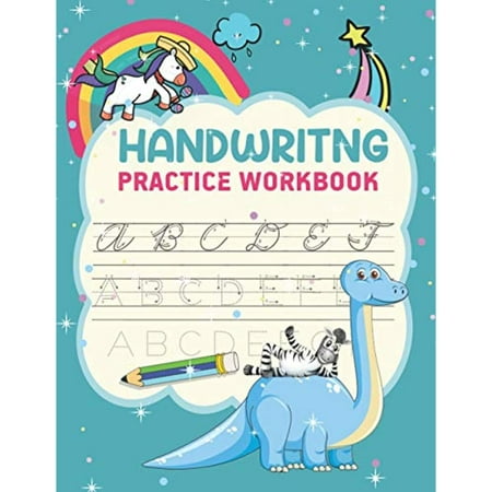 Handwriting practice workbook: Beginner Alphabet & Number handwriting ...