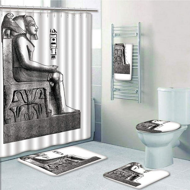 EREHome Ancient Antique Era Egypt Pharaoh King Pose with a Bird Hawk ...