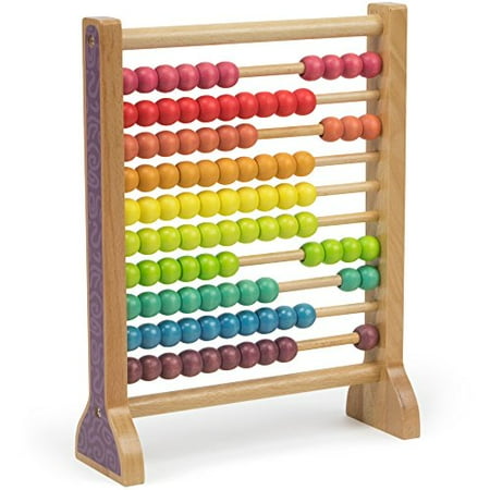 Wooden Abacus Classic Counting Tool, Counting Frame Educational Toy ...