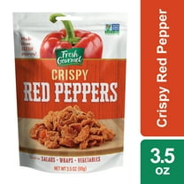 Fresh Gourmet Crunchy Topping: Crispy Red Peppers Salad Toppers, 3.5oz ...