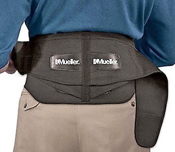 Mueller 64179 Adjustable Back Brace with Removable Pad Fits Waist Size ...