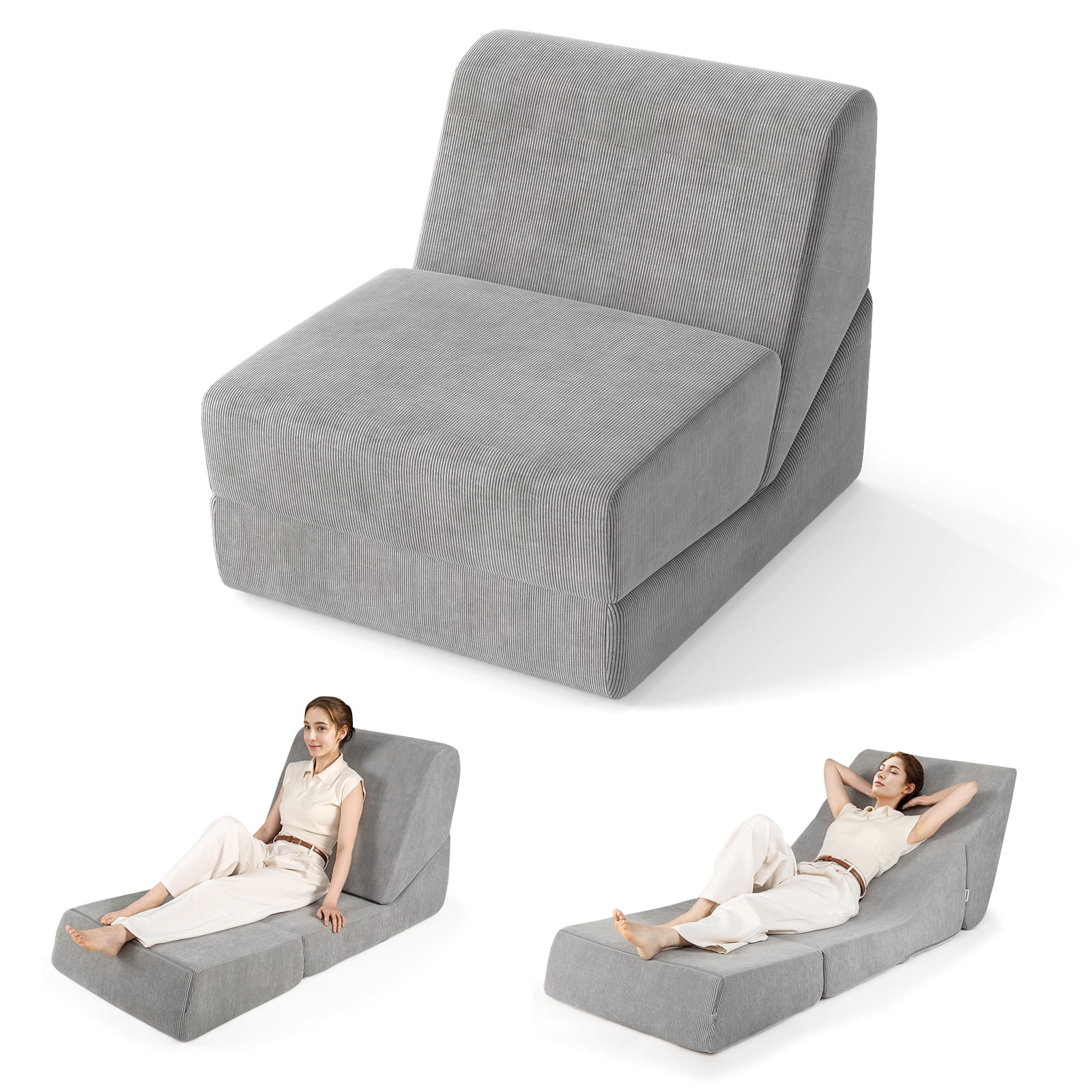 Click here for Gymax 3-In-1 Folding Sofa Bed Convertible Sleeper... prices