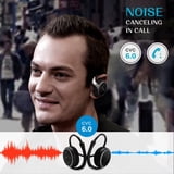 Small Bluetooth Headphones Behind The Head, Sports Wireless Headset ...